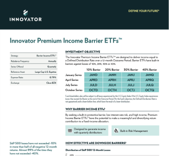 Innovator ETFs: Defined Income ETFs